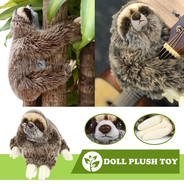 SOFT PLUSH SLOTH Stuffed Sloth Toy Sloth Critters Plush Sloth J9 Hot ...