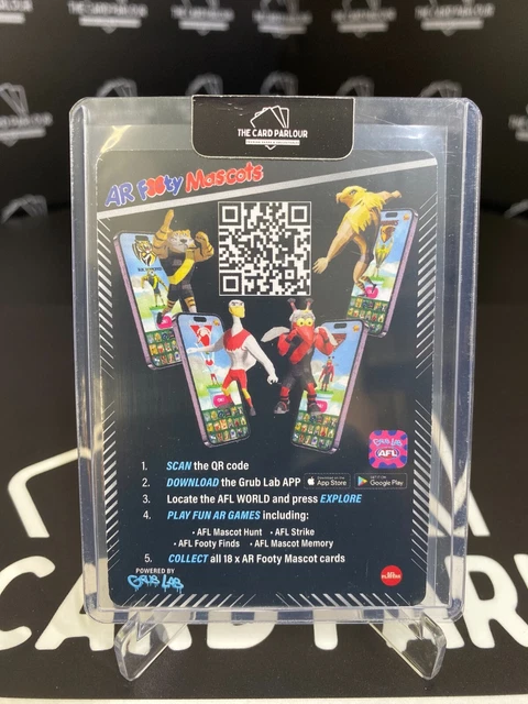 2024 AFL TEAMCOACH Auskick Silver Mascot Fm-14 Richmond Tigers Promo ...