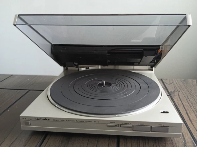 TECHNICS SL-5 LINEAR Tracking Direct Drive Turntable Vintage- Working ...