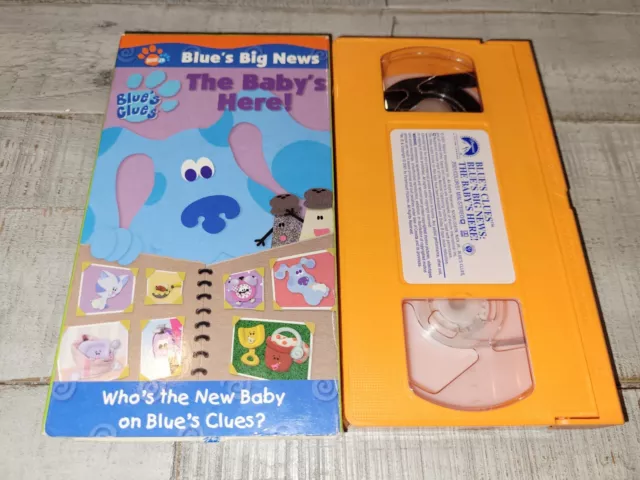BLUES CLUES: BLUE'S Big News - The Baby's Here! (VHS, 2001) $28.50 ...
