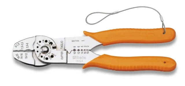 BETA TOOLS 1602A-HS H-Safe Attaché Isolé Terminal Pince à Sertir 0-6mm ...