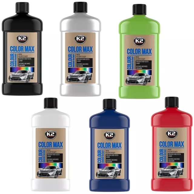 K2 COLOR MAX Wachspolitur Autopolitur Farbpolitur 500 ml Politur ...