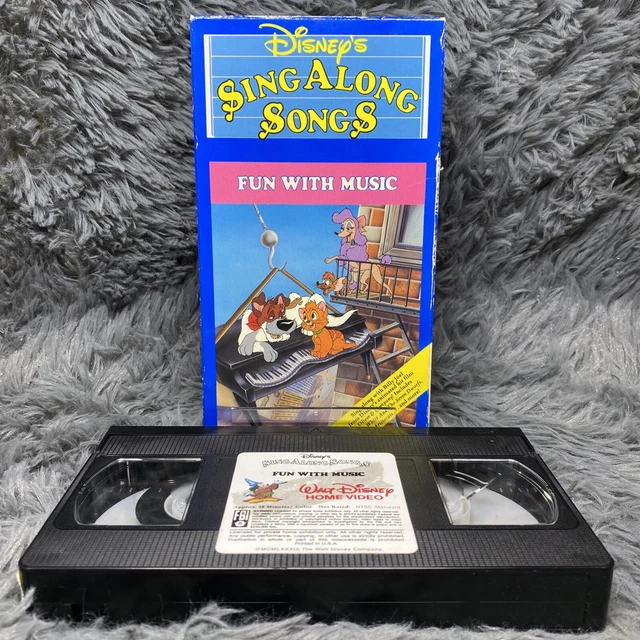 DISNEYS SING ALONG Songs - Fun With Music VHS Tape 1989 Classic Kids Show £15.35 - PicClick UK