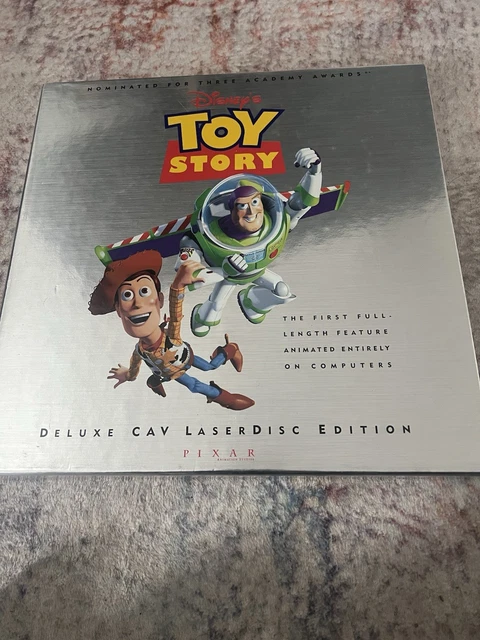 TOY STORY DELUXE CAV Laserdisc Edition 4 Disc w/Commemorative 3D ...