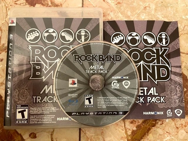 ROCK BAND: METAL Track Pack (Sony PlayStation 3, 2009) PS3 CIB Complete ...