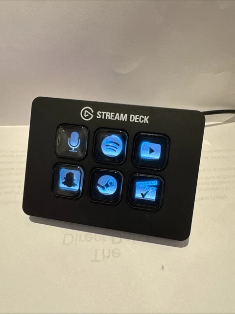 ELGATO STREAM DECK Mini - Computer Macro Controller - Streaming £20.00 ...
