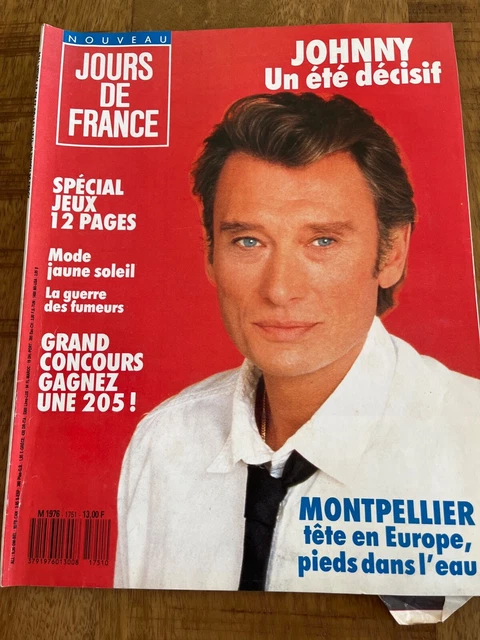 JOHNNY HALLYDAY MAGAZINE Jours De France EUR 10,00 - PicClick FR