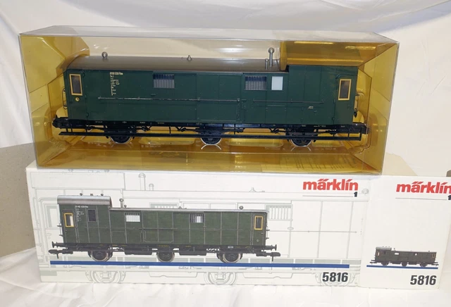 MÄRKLIN SPUR 1 Nr. 5816 Gepäckwagen top erhalten in OVP EUR 99,00 - PicClick DE
