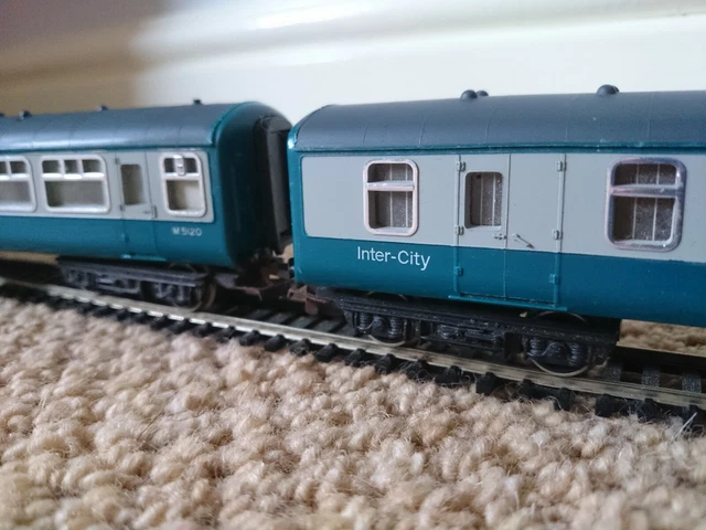 HORNBY OO GAUGE Intercity HST Class 37 43 25 MK2 Coaches Coach x2 Model ...