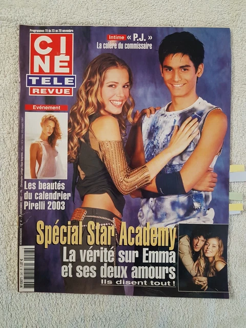 CINE REVUE N°47 2002 Star Ac Emma Marc Betton Line Renaud M.boisrond L ...