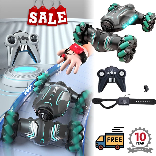 REMOTE CONTROL CARS Toys 360° Stunt Car Degree Tumbling Light + Music ...