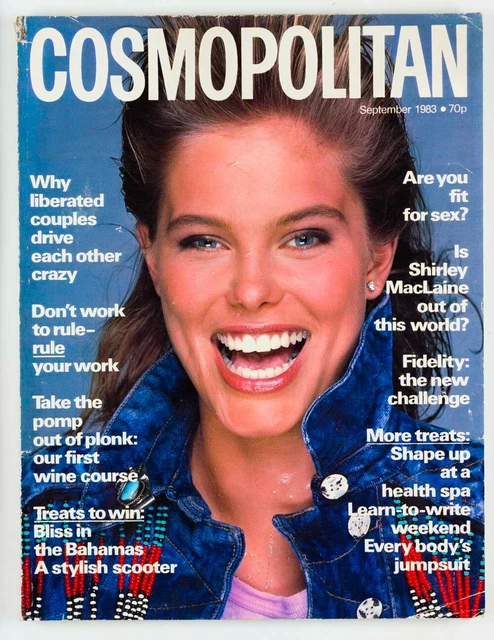 RENEE SIMONSEN PAULA YATES Shirley MacLaine KEVIN KLINE Cosmopolitan ...