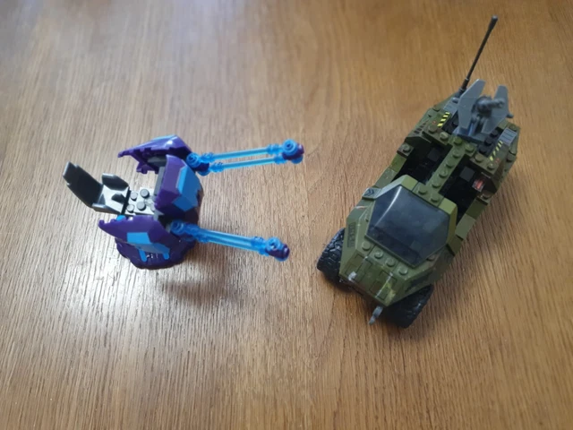 HALO MEGA BLOKS UNSC Warthog And COVENANT turret 99% £7.50 - PicClick UK