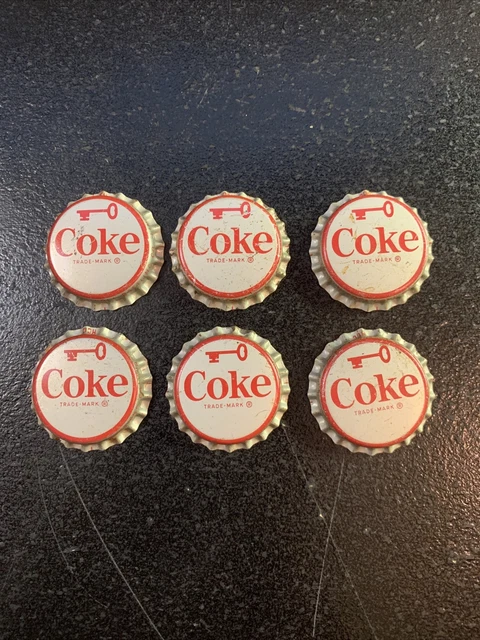 50)VINTAGE COCA-COLA COKE Unused UNCRIMPED Cork-Lined Bottle Cap ...