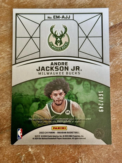 ANDRE JACKSON JR 2023-24 Patch Eclipse ossidiana RC #EM-AJJ/249 dollari ...