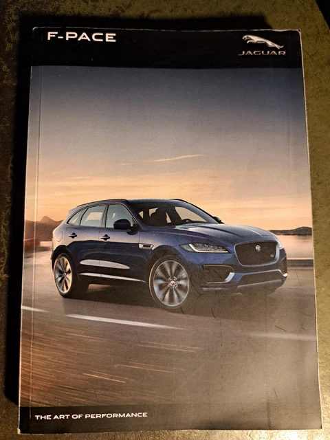 JAGUAR F-PACE OWNERS Manual / Handbook 2016 2020 / 427 Pages £22.99 ...