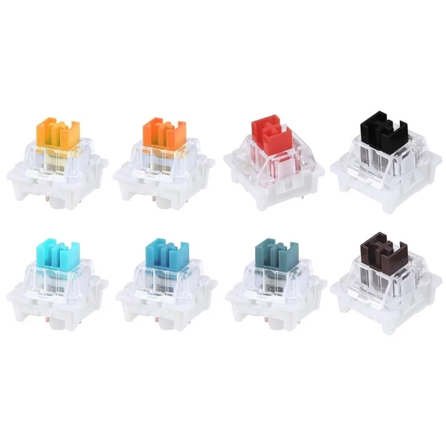 OUTEMU SWITCHES MECHANICAL Keyboard Switch 3Pin RGB Switches Linear ...