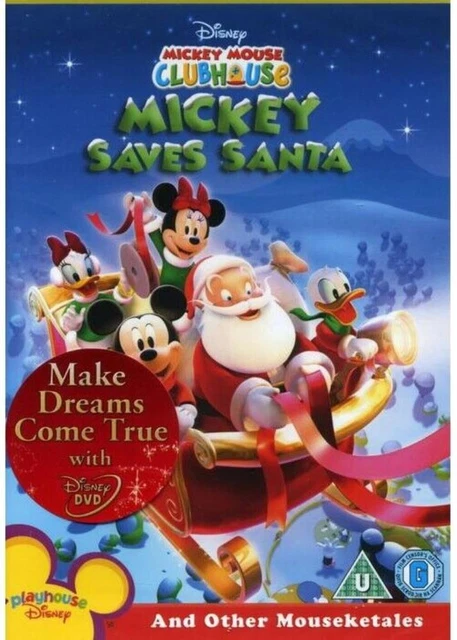 MICKEY MOUSE CLUBHOUSE: Mickey Saves Santa and Other Mouseketales DVD ...