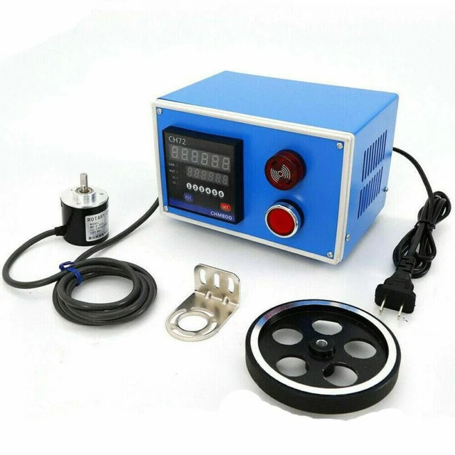 DIGITAL LENGTH COUNTER Roller Wheel Meter Counter Measurement Unit ...