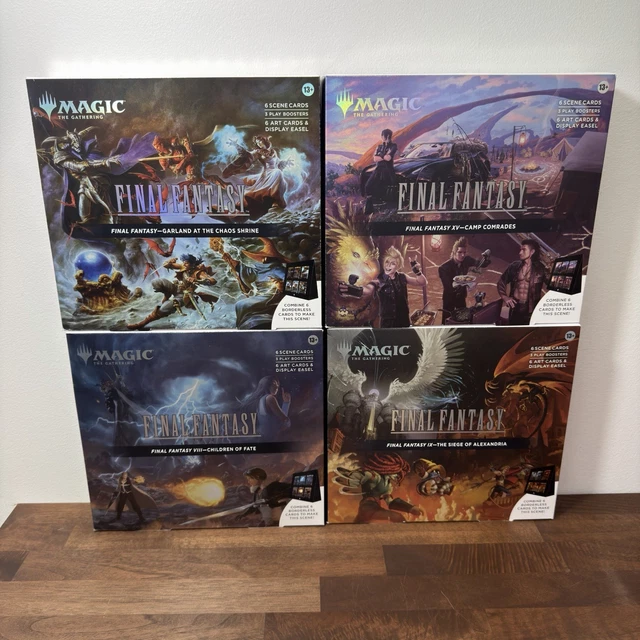 MAGIC THE GATHERING: Final Fantasy Scene Box Bundle Set of 4 BRAND NEW ...