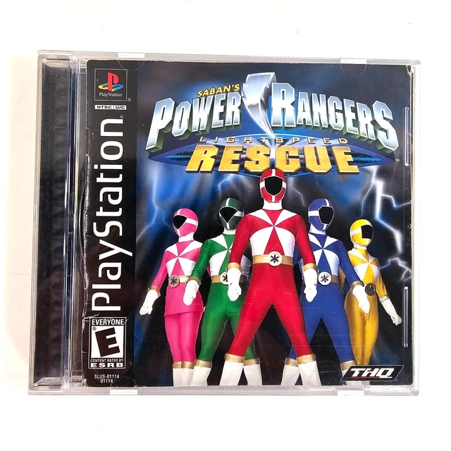 SABAN'S POWER RANGERS: Lightspeed Rescue (Sony PlayStation 1, 2000 ...