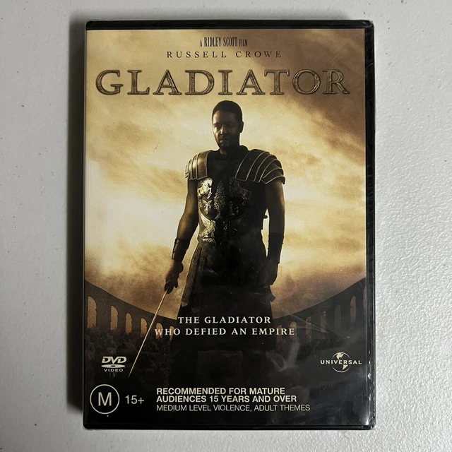 GLADIATOR (2000 DVD) Region 4 Brand New & Sealed Free Post $6.95 ...