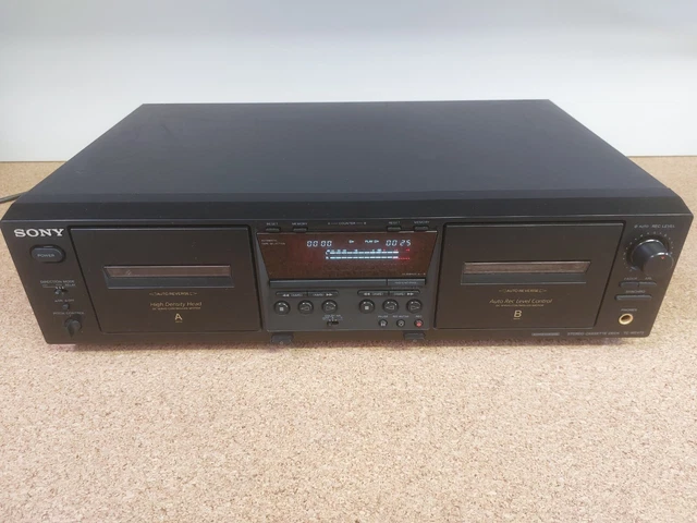 Sony Tc We475 Stereo Auto Reverse Double Cassette Deck Dolby B C And Hxpro Eur 7500 Picclick Fr