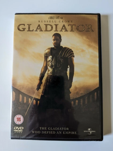 GLADIATOR DVD RUSSELL Crowe Joaquin Phoenix Ridley Scott Brand New UK ...