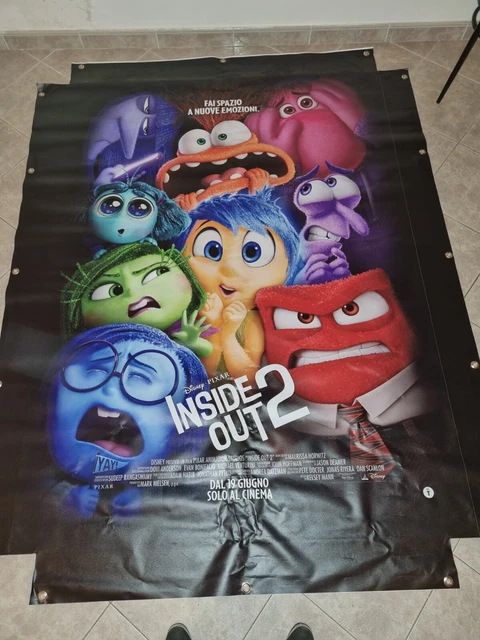 INSIDE OUT 2 Poster Banner plastificato film Cm190x250 EUR 49,00 ...
