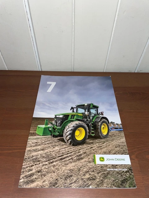 BROCHURE PROSPEKT PROSPECTUS TRACTEUR JOHN DEERE SERIE 7 tractor-traktor-someca EUR 14,00 ...