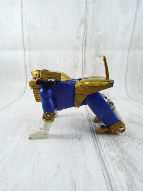 POWER RANGERS ZEO Blue Ranger/Sphinx Megazoid Transforming Toy *Pre ...