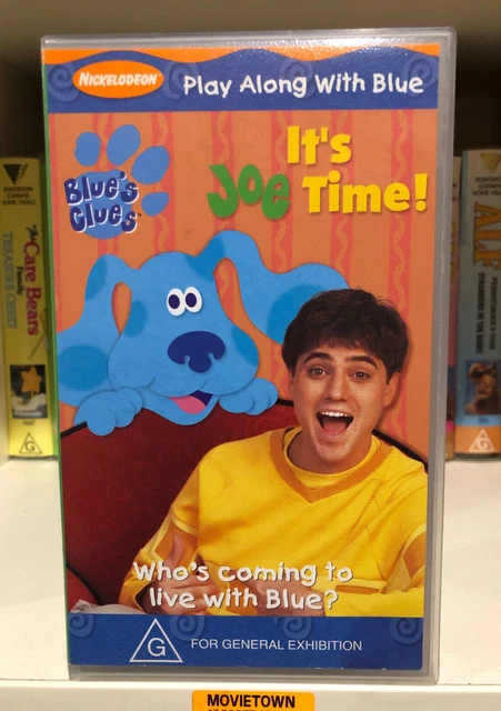 BLUES CLUES - It's Joe Time - Vhs $29.95 - PicClick AU