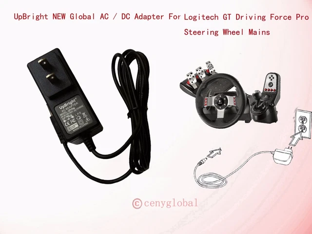 NETZADAPTER FÜR LOGITECH Driving Force Pro GT EX PS3 Xbox 360 Rad ...