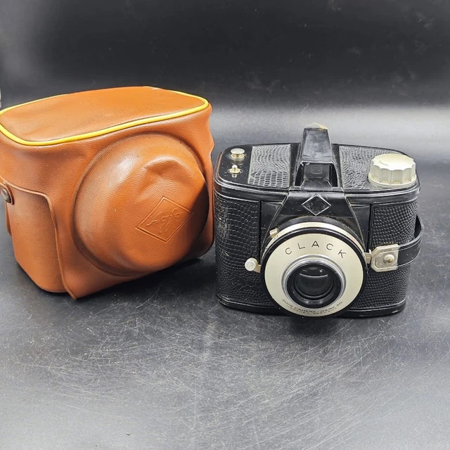 AGFA CLACK VINTAGE Appareil Photo - non-Testé, Signes De Usage, Avec de ...
