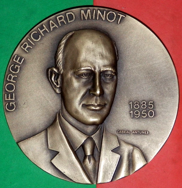 NOBEL PRIZE OF Medicine 1934 / George Richard Minot 1885-1950 / Bronze ...