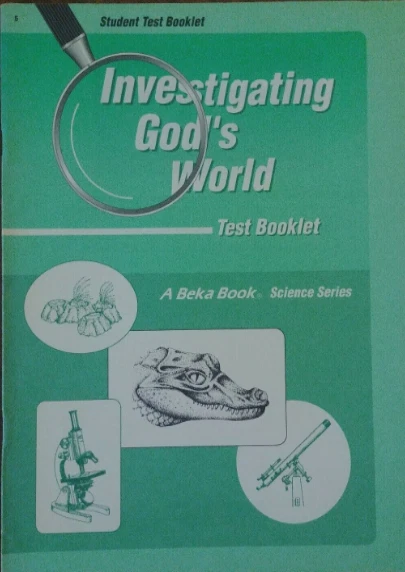 INVESTIGATING GODS WORLD - Student Test Booklet -Science Series - A ...