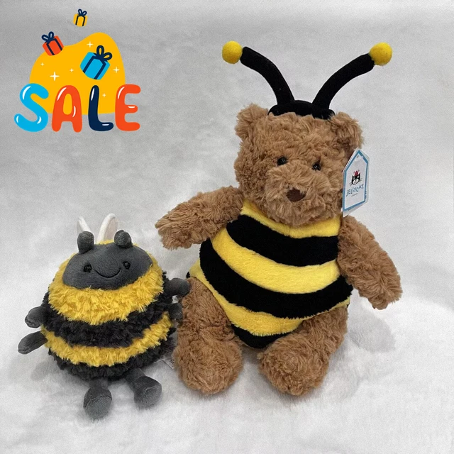 JELLY CAT BUMBLEBEE Bartholomew Bear Albee Bee Cute Soft toy NWT £25.27 ...