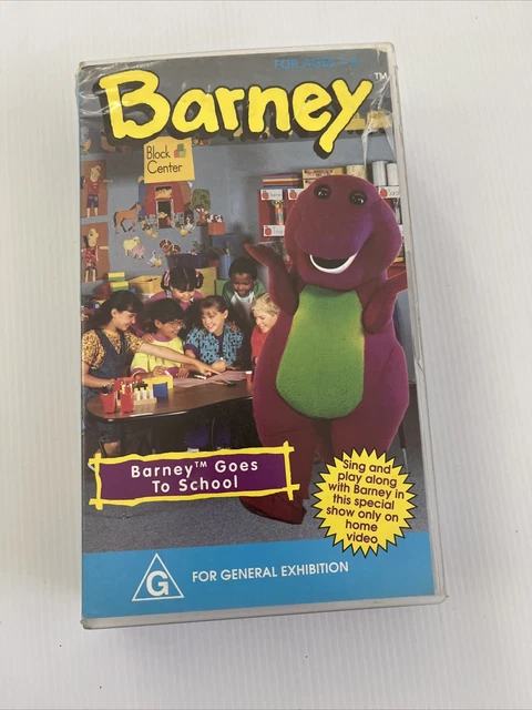 BARNEY GOES TO School VHS £12.95 - PicClick UK