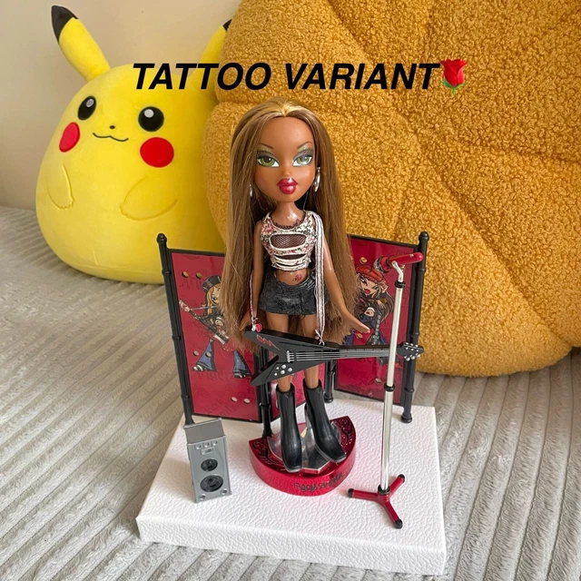 BRATZ ORIGINAL ROCK Angelz rare Tattoo variant Sasha Doll from 2001. £ ...