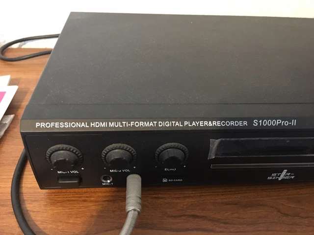 KARAOKE IS STAR Singer S1000Pro-II Professional HDMI Multi-Format ...