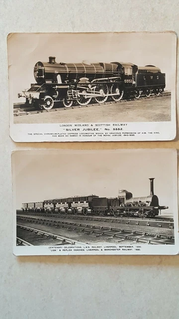 RARE REAL PHOTOGRAPH RAILWAY STEAM ENGINES Postcards, unidentified ...