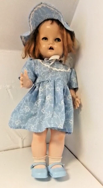 PEDIGREE HARD PLASTIC vintage 1950s doll 16" tall #1029 £19.99 ...