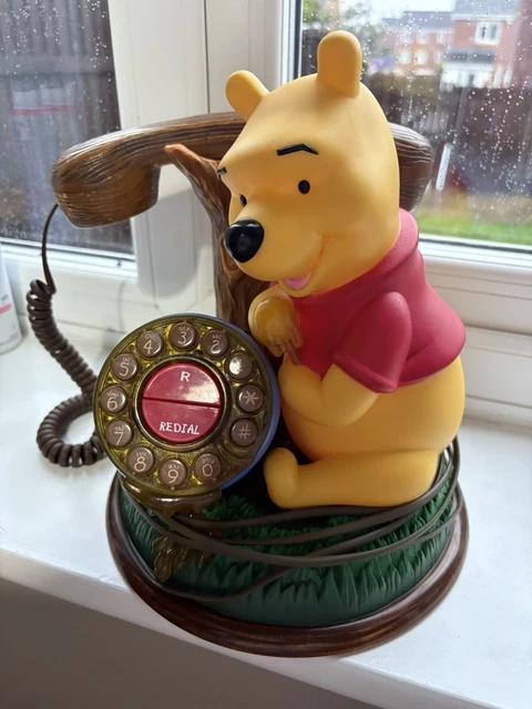DISNEY WINNIE THE Pooh 1990s Vintage Landline Telephone £29.82 ...