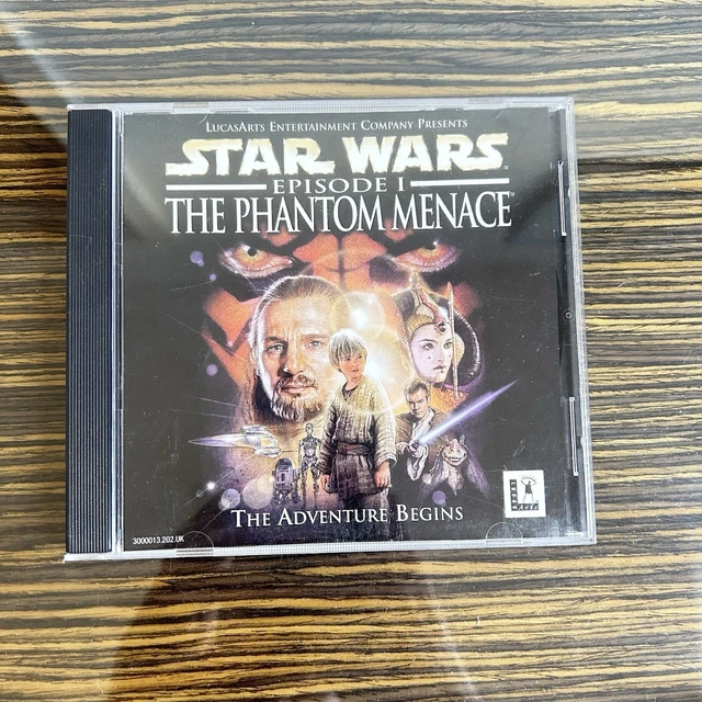 STAR WARS EPISODE I: The Phantom Menace PC CD-ROM (1999) LucasArts ...