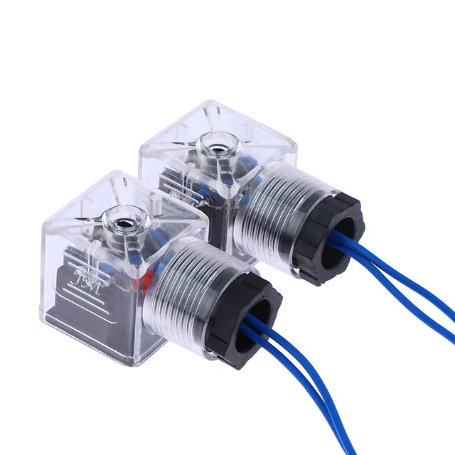 HYDRAULIC SOLENOID VALVE Plug Junction Box DC 24V/AC 220V Pneumatic ...