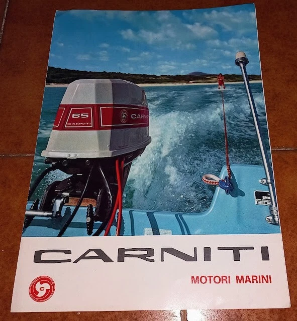 1970 CARNITI MARINE Engines Nautica Engine Advertising Brochure $64.62 ...
