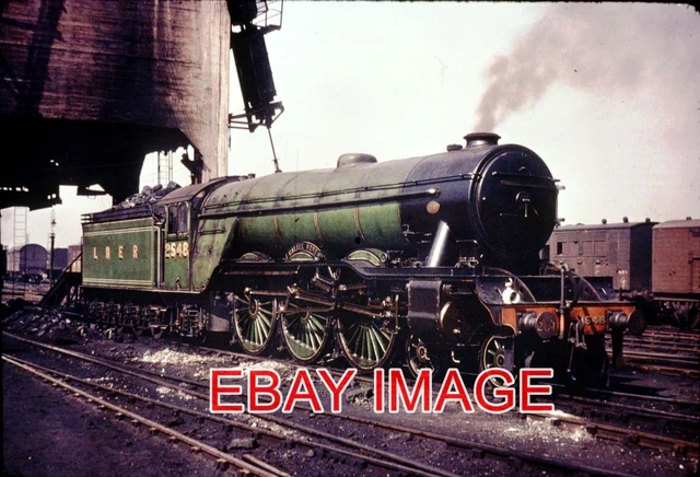 ORIGINAL 35MM SLIDE LNER LOCO NO 2548 (60049) GALTEE MORE AT YORK SHED ...
