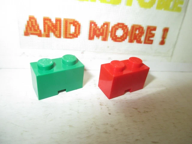 LEGO - BRICK Brique 1x2 2x1 Cable Holding Cutout 3134 - Choose Color ...