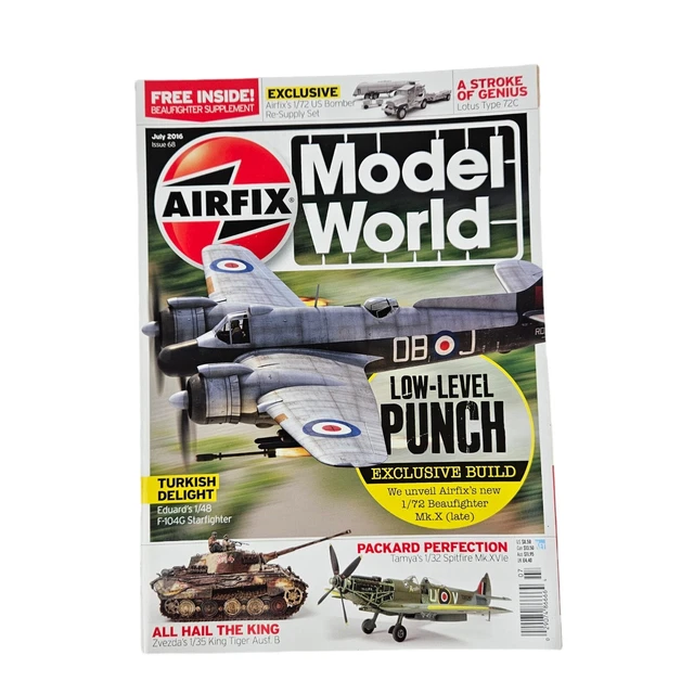 AIRFIX MODEL WORLD July 2016 Issue 68 Lightning Strikes Low Level Punch ...
