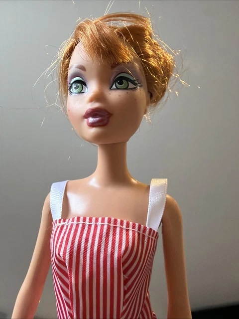 2004 BARBIE MY Scene kenzie Doll Auburn Red Hair Red Lips $58.00 ...